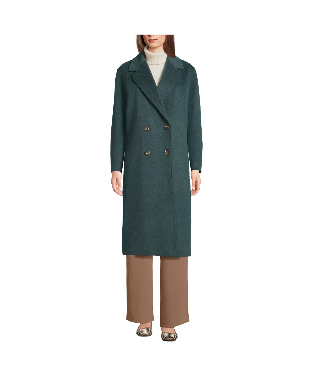 Click here for Lands End Womens Insulated Double Breasted Wool Co... prices