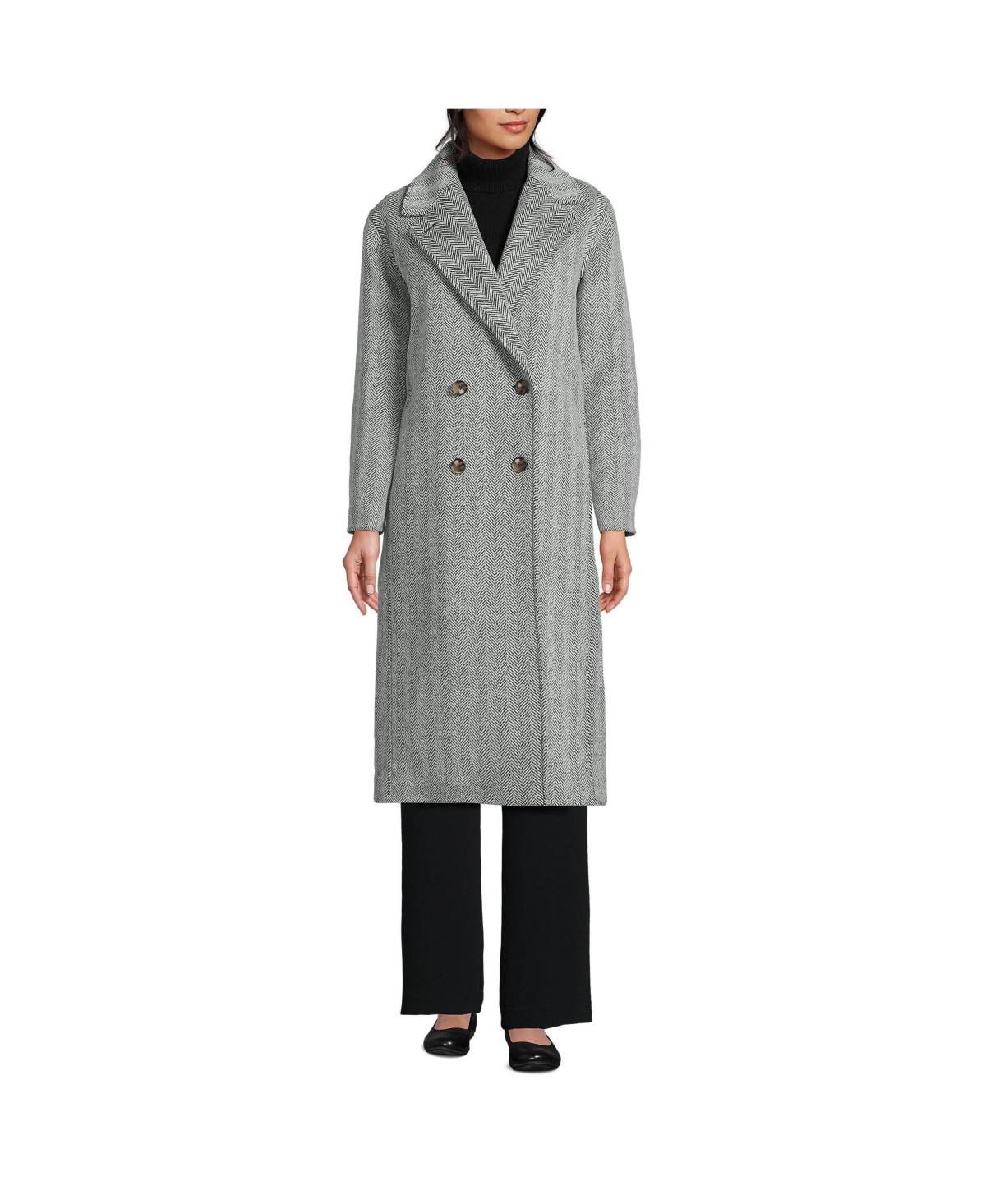 Click here for Lands End Womens Insulated Double Breasted Wool Co... prices