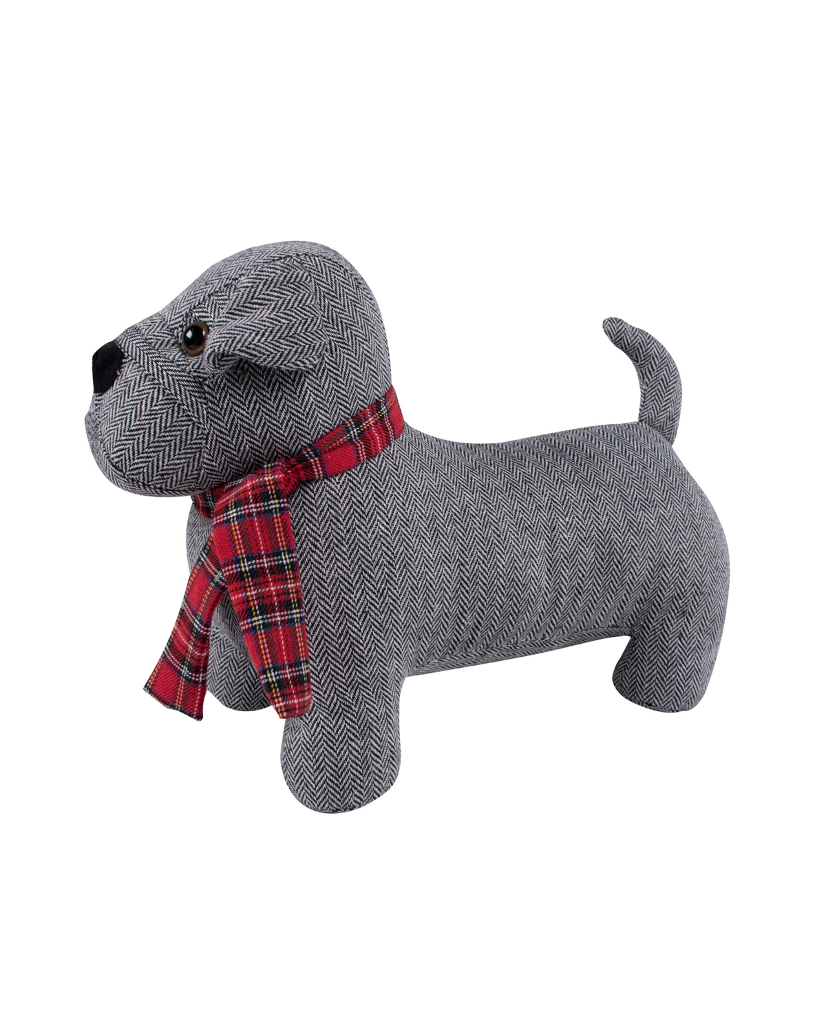 Click here for Levtex Spencer Plaid Dog Shaped Decorative Pillow... prices