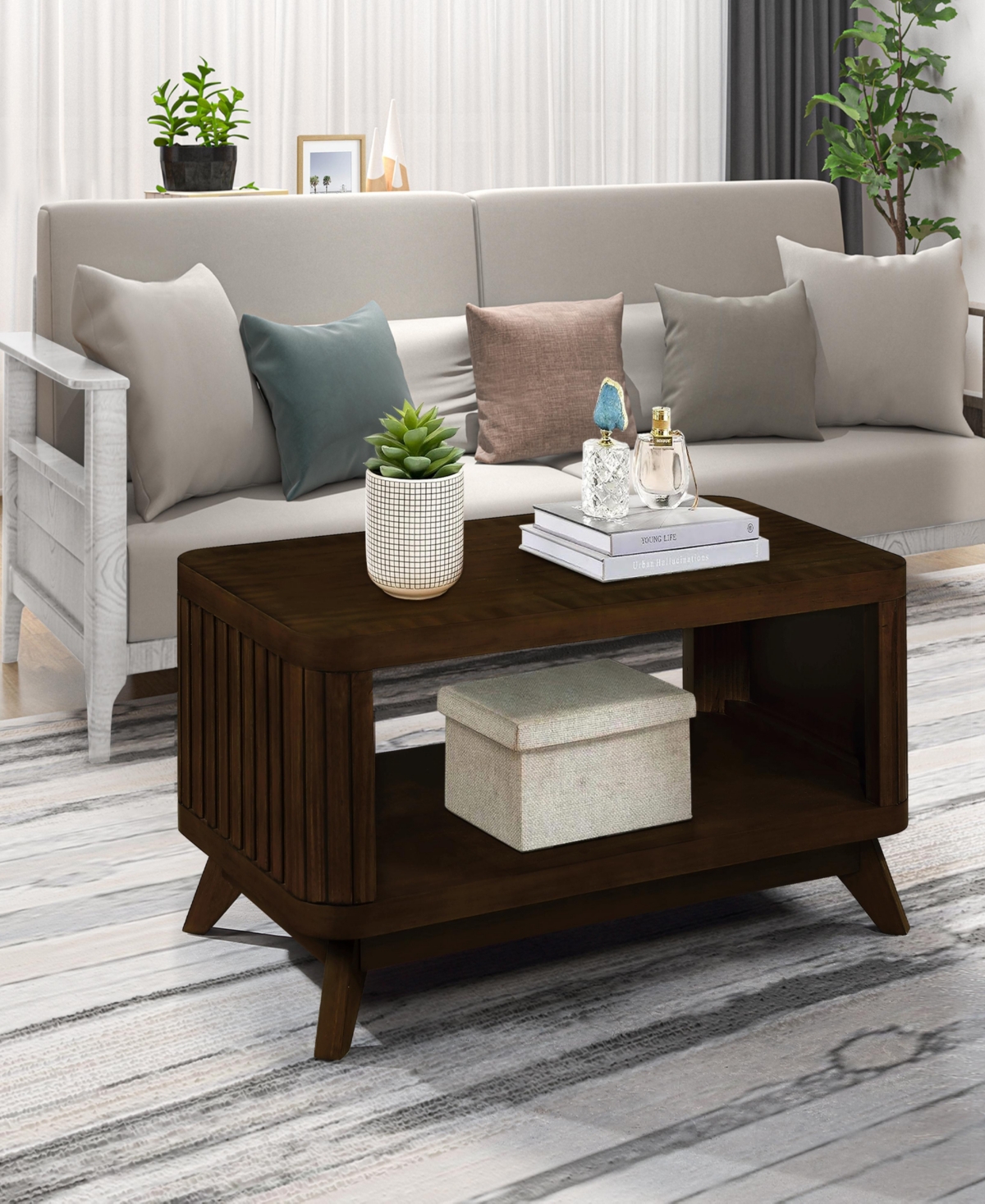 Click here for Streamdale Furniture Rectangular Wood Coffee Table... prices