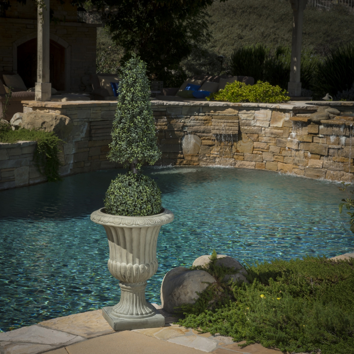 Click here for Streamdale Antique White Urn Planter Indoor/Outdoo... prices