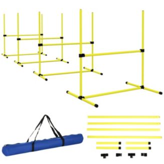 4 Piece Dog Agility Training Equipment for Dog Agility Course with ...
