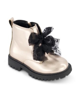Jessica Simpson Toddler Girls Daria Double Bow Ankle Boot - Macy's