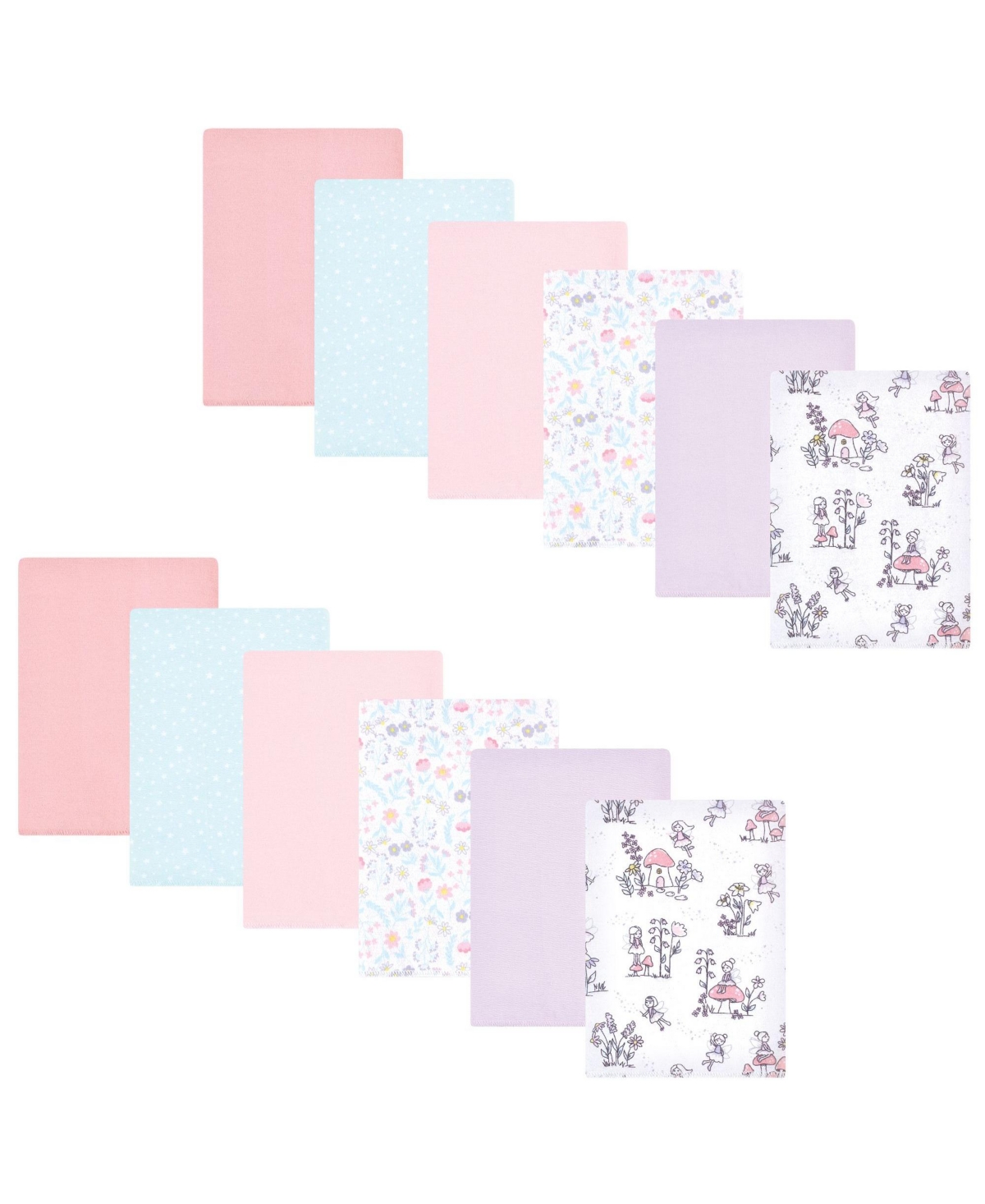 Click here for Hudson Baby Girls 12Pk Flannel Burp Cloth (Cotton... prices