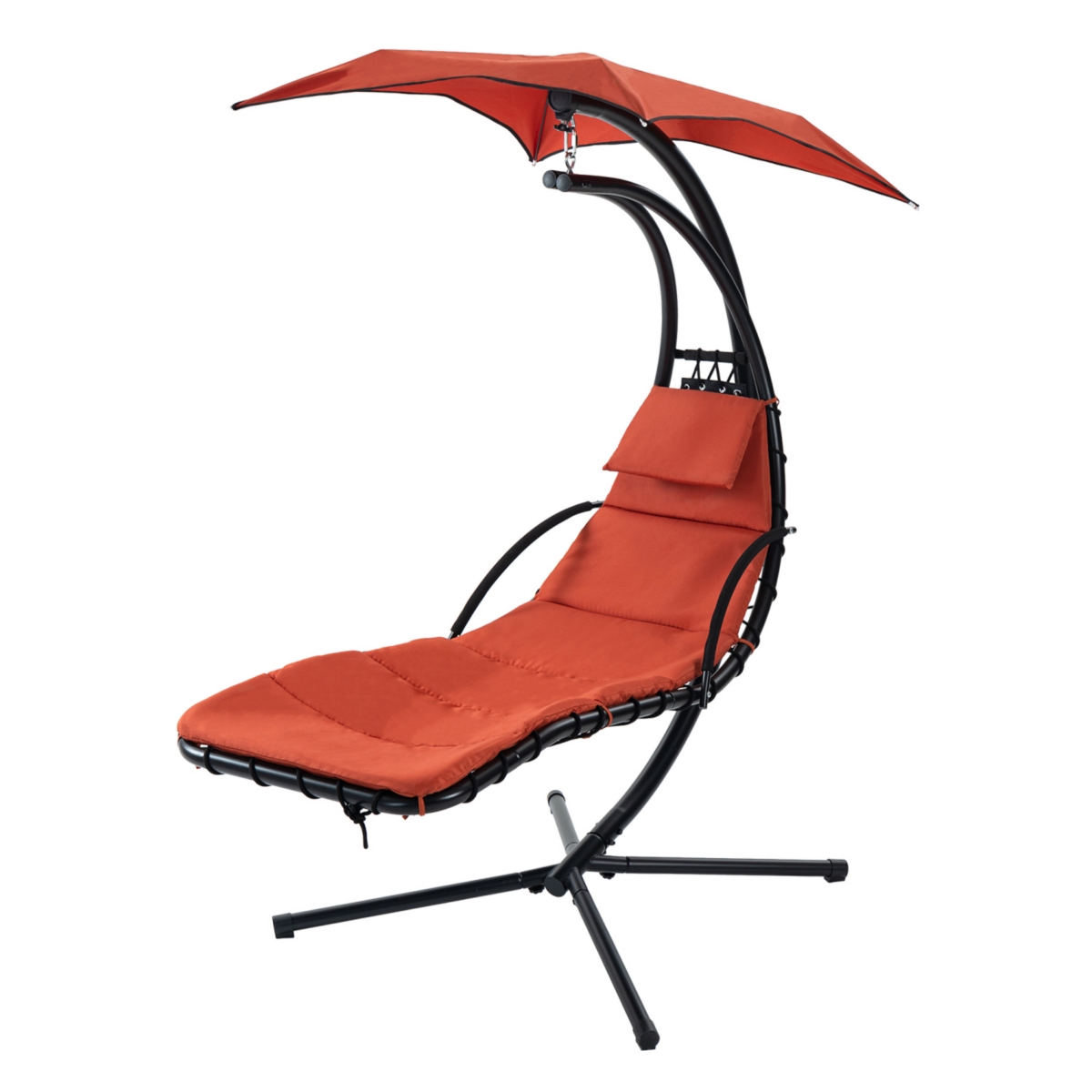 Click here for Streamdale Orange Oasis Ergonomic Hammock Chair wi... prices