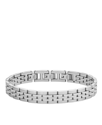 Fossil Arden Watch Links Stainless Steel Chain Bracelet - Macy's