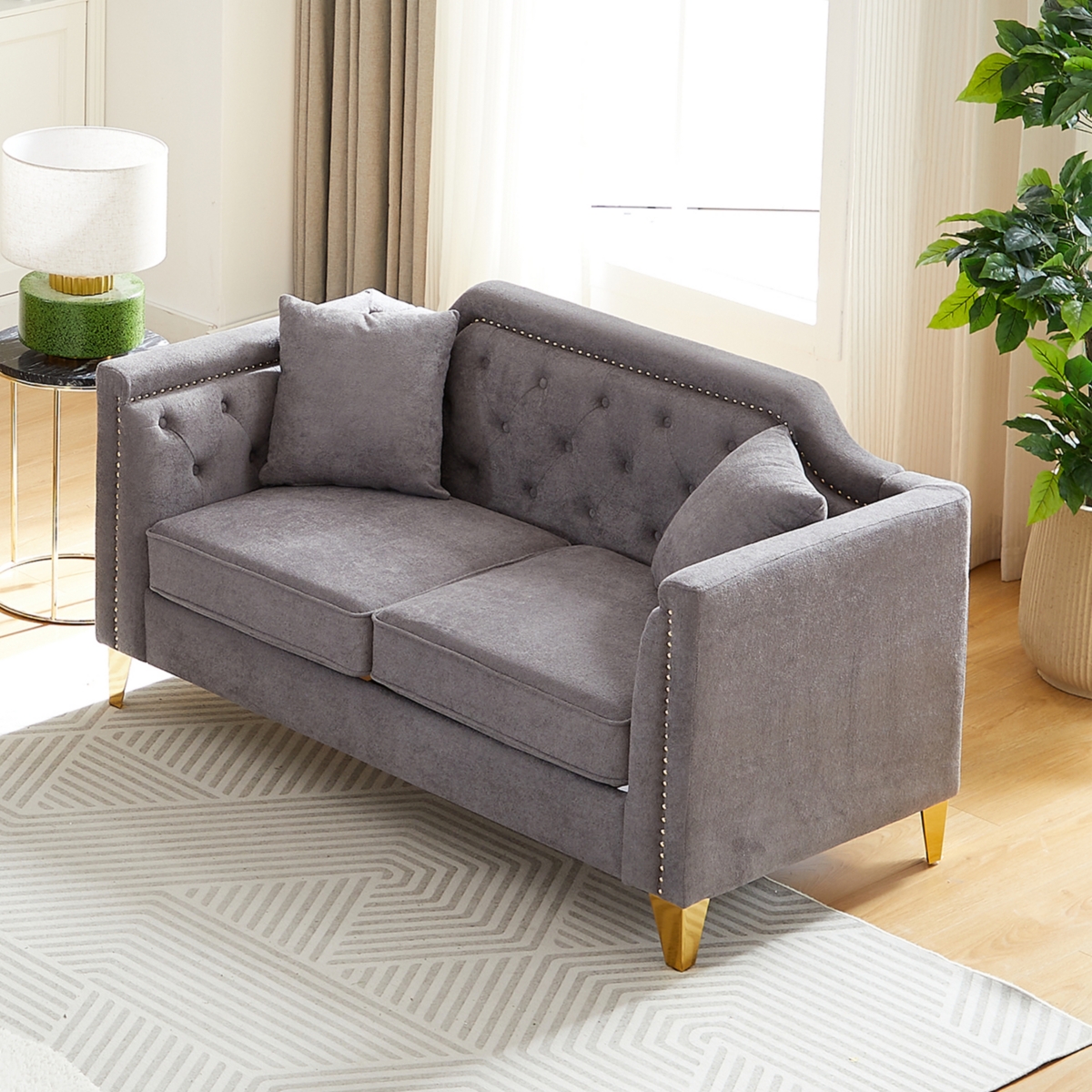 Click here for Streamdale Mid-Century Modern Chenille Sofa with T... prices