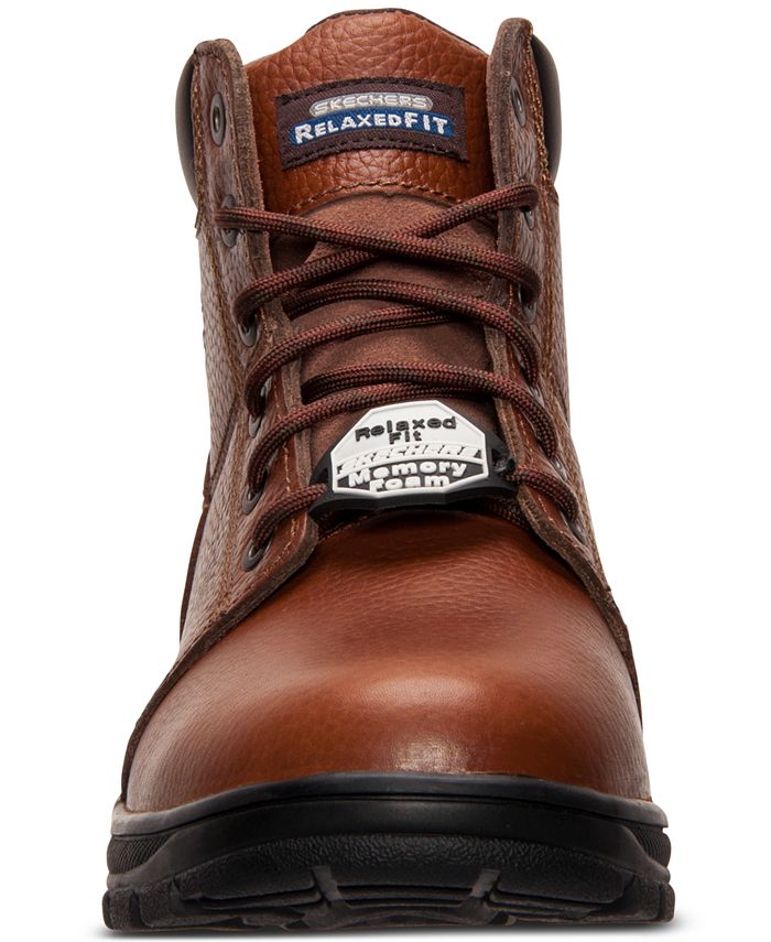 Skechers Men's Relaxed Fit: Workshire - Condor Boots from Finish Line ...