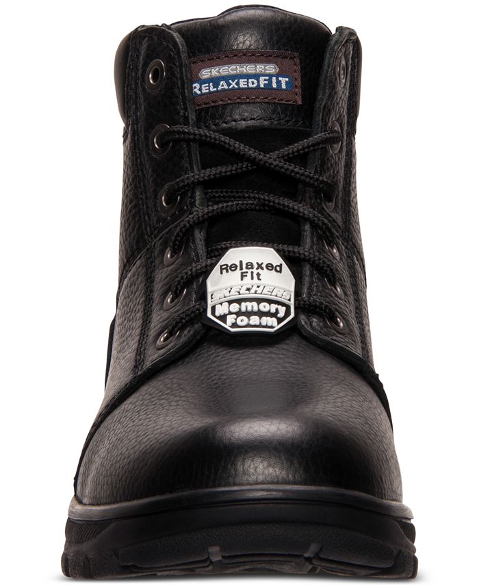 Skechers Men's Relaxed Fit: Workshire - Condor Boots from Finish Line ...