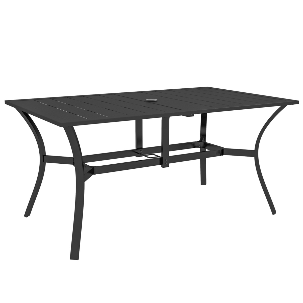 Click here for Rectangle Outdoor Dining Table for 6 People  Steel... prices