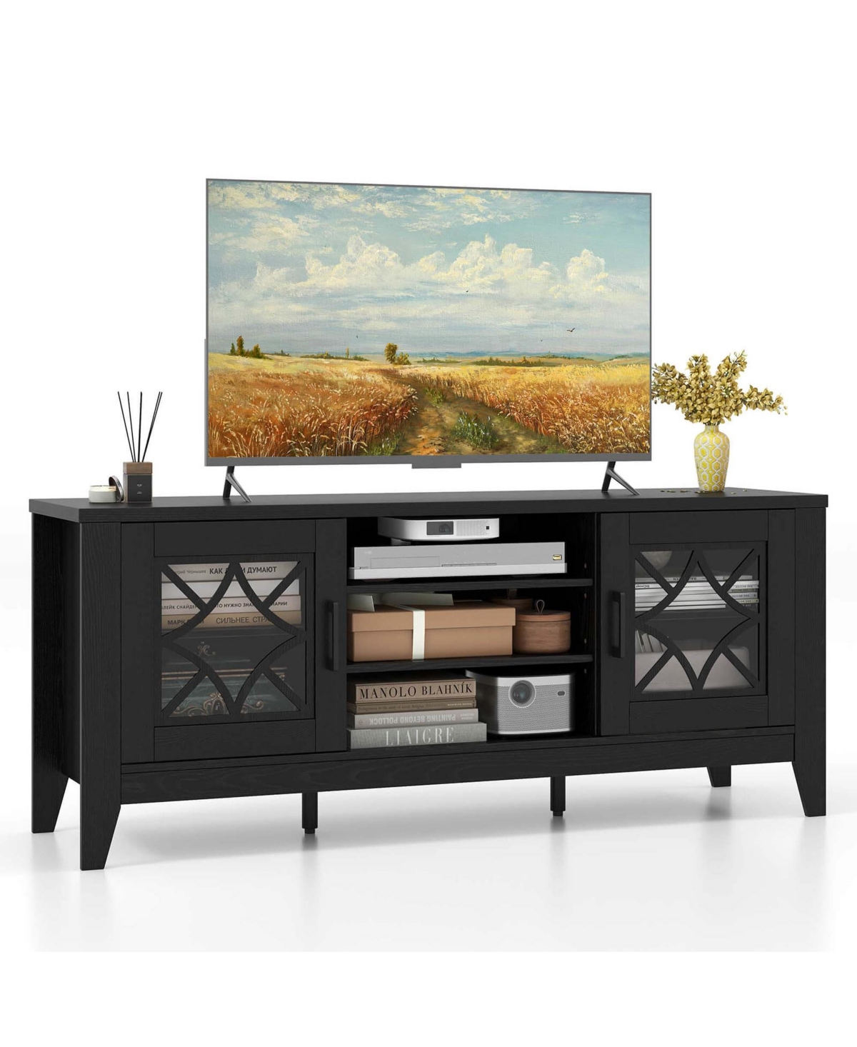 Click here for Costway Tv Stand for TVs up to 65 with 3-Position... prices