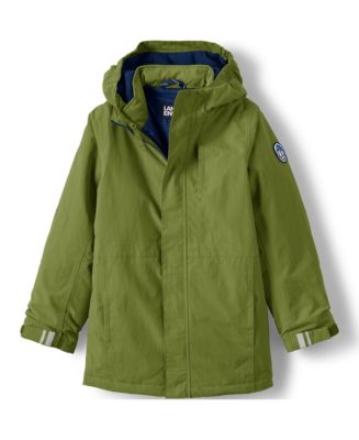 Lands' End Girls Squall Waterproof Insulated 3 in 1 Parka - Macy's