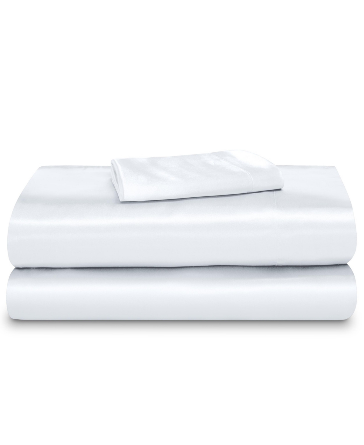 Click here for Bare Home Satin Sheet Set - White prices