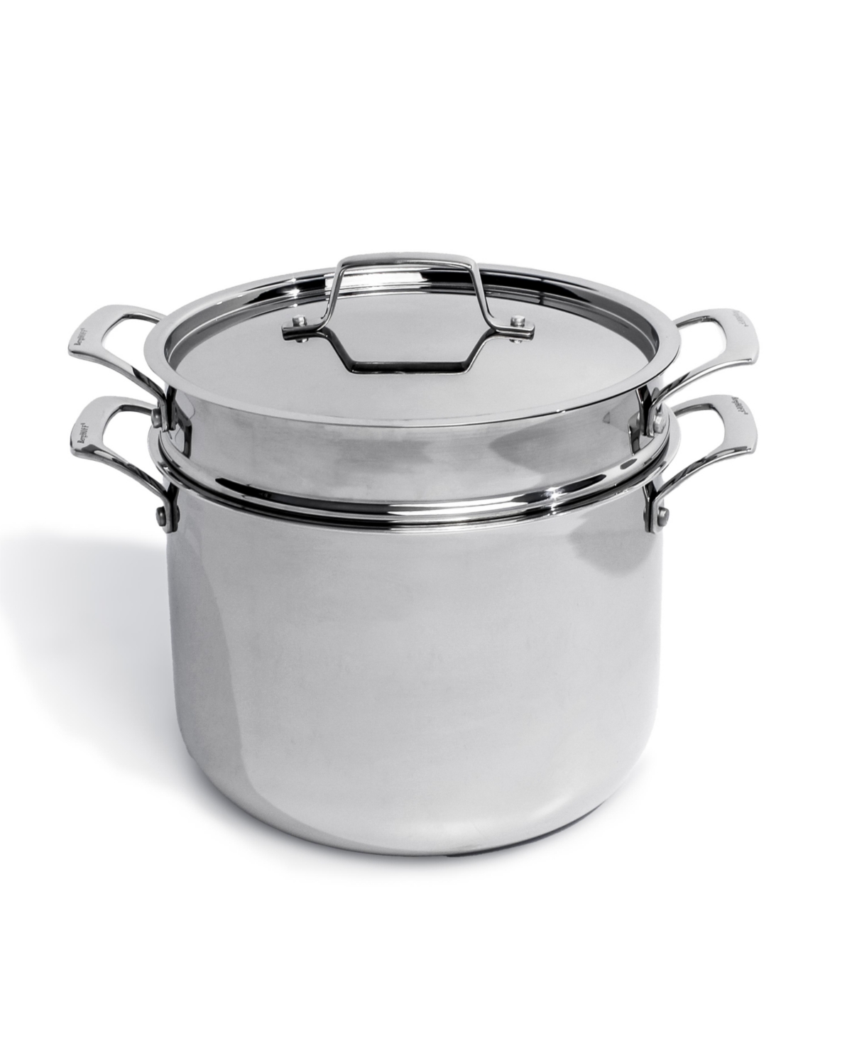 BergHOFF Professional 3Pc Tri-Ply 18/10 Stainless Steel Steamer Set  Ss Lid - Silver