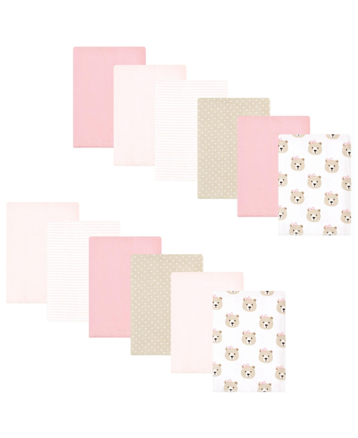 Click here for Hudson Baby Girls 12Pk Flannel Burp Cloth (Cotton... prices