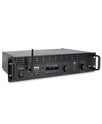 Pyle 2-Channel Bluetooth Pro Audio Amplifier With Rack Mount & Bridge ...