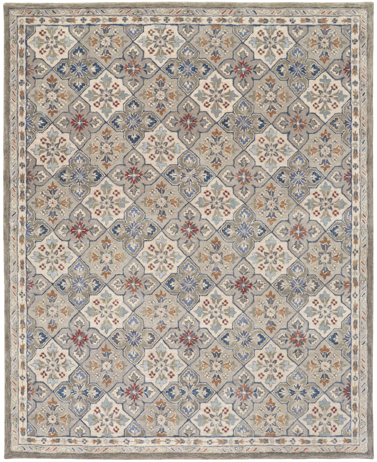 Click here for Feizy Rylan 8638F 4x6 Area Rug - Taupe/Gray prices