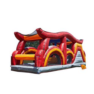 JumpOrange Shadow Obstacle Course Bounce House Inflatable for Kids and ...