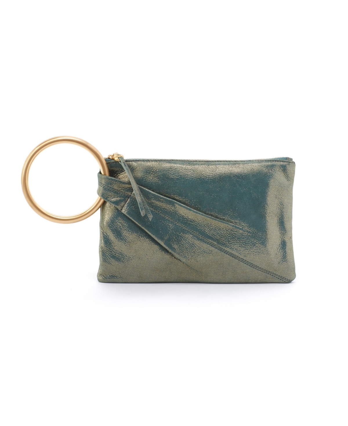 Click here for Hobo Sheila Hard Ring Clutch - Evergreen shimmer prices