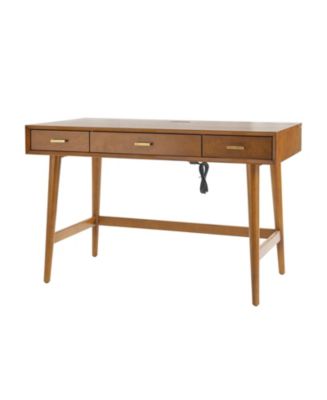 Hulala Home Toby Mid-Century Modern 48" Mid Century Modern Computer ...