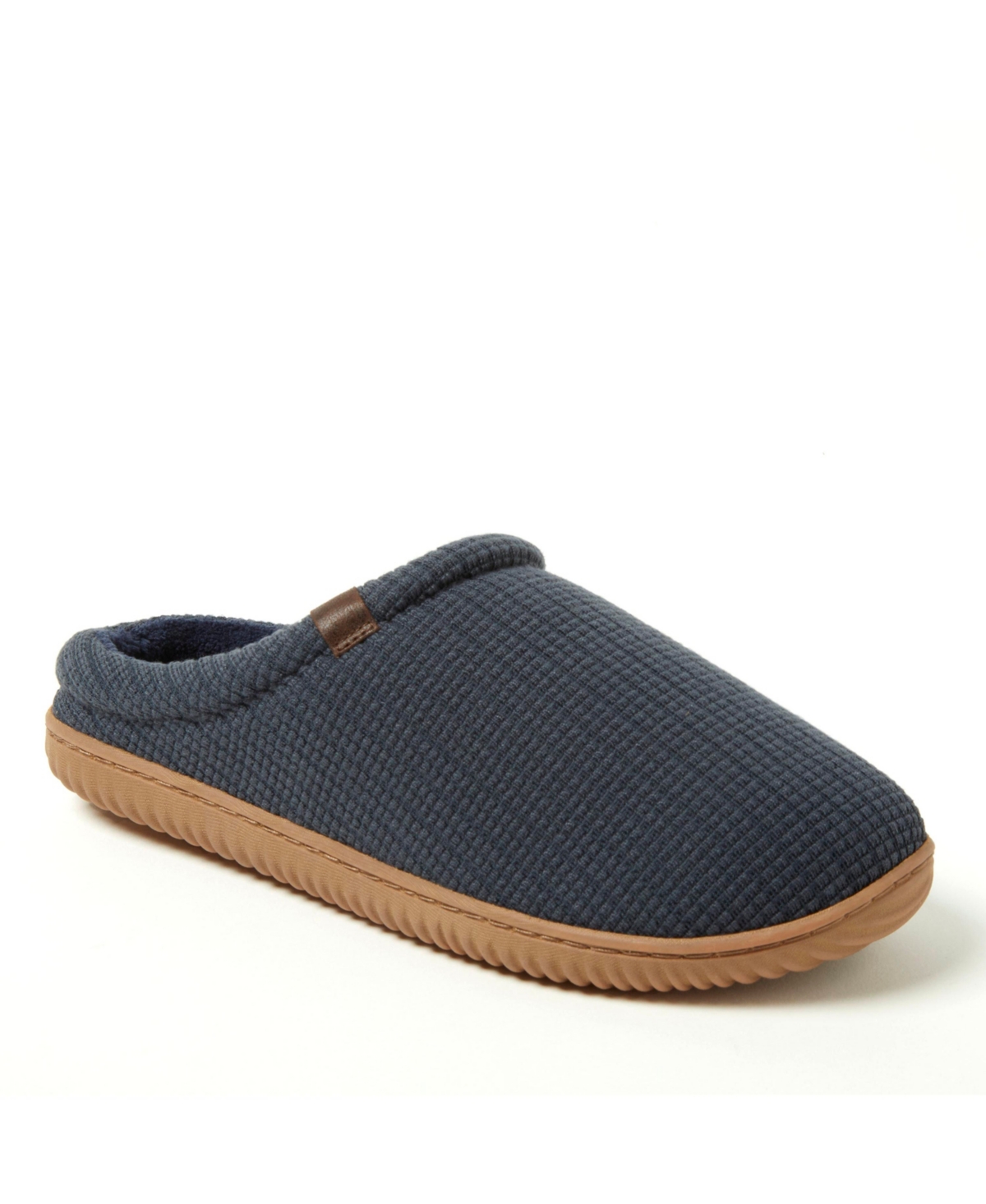 Click here for Dearfoams Mens Case Casual Clog Slipper - Navy prices