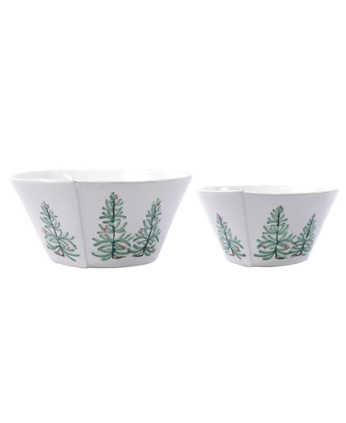 Click here for Vietri Lastra Holiday 2 Piece Serving Bowls Set -... prices
