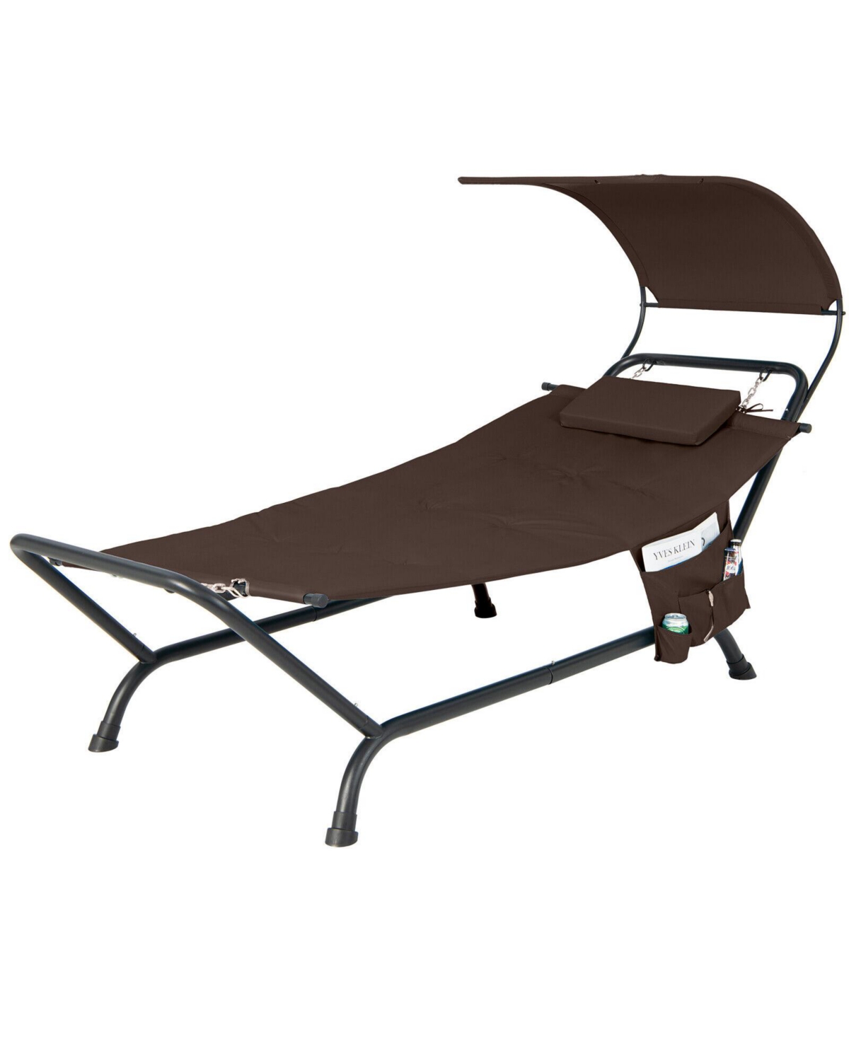 Click here for Sugift Patio Hanging Chaise Lounge Chair with Cano... prices