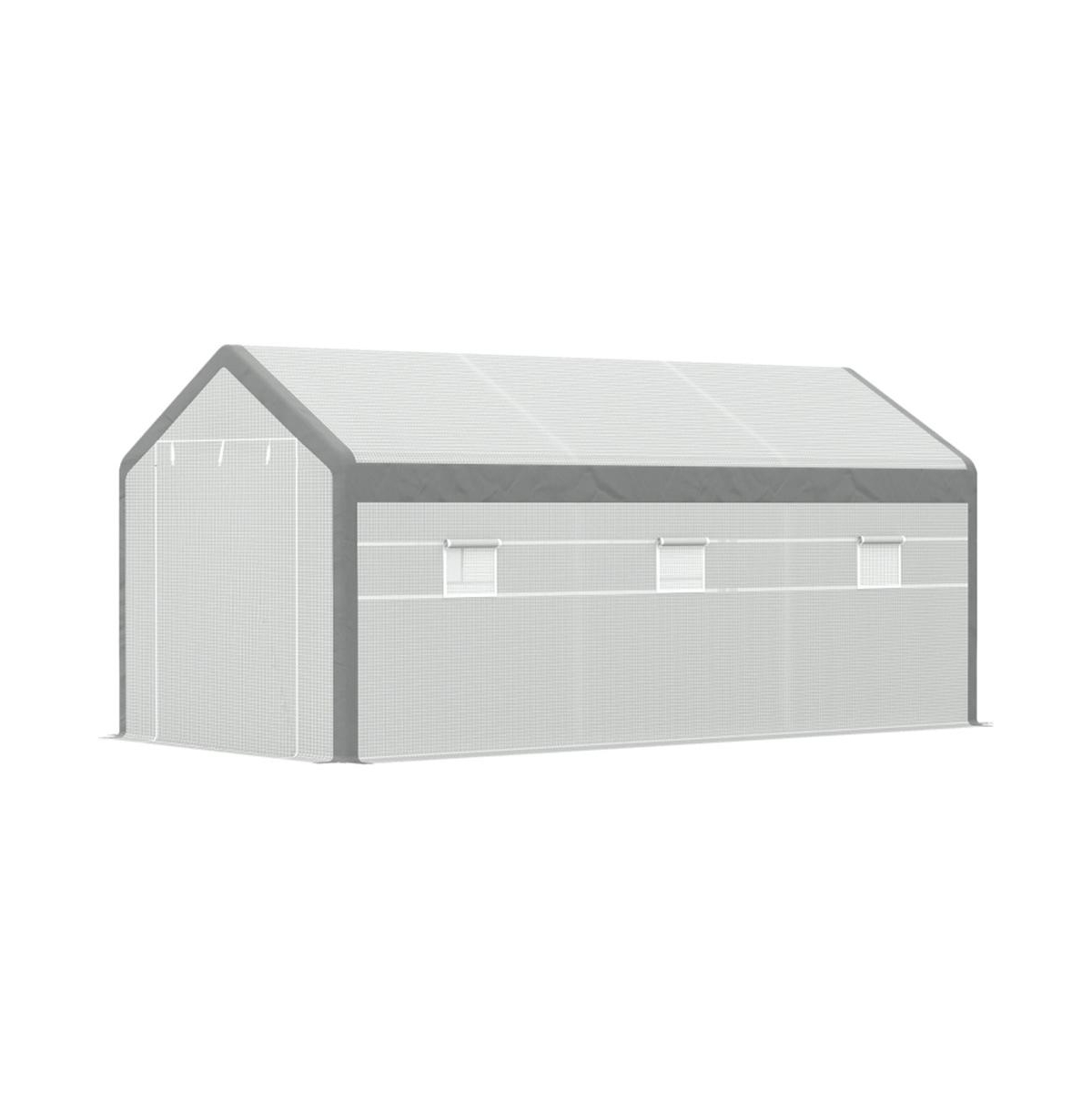 Click here for Slickblue Walk-In Greenhouse with Roll-Up Door and... prices
