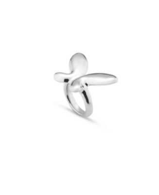 UNOde50 Large Butterfly Shape Metal Alloy Ring - Macy's