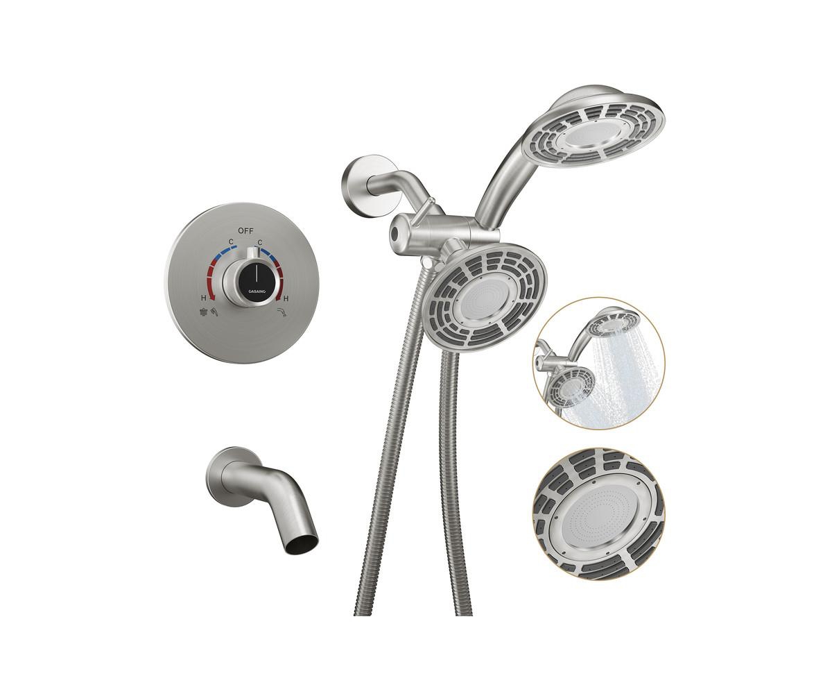 Click here for 3-Function Dual Shower Head and Handheld Shower wi... prices