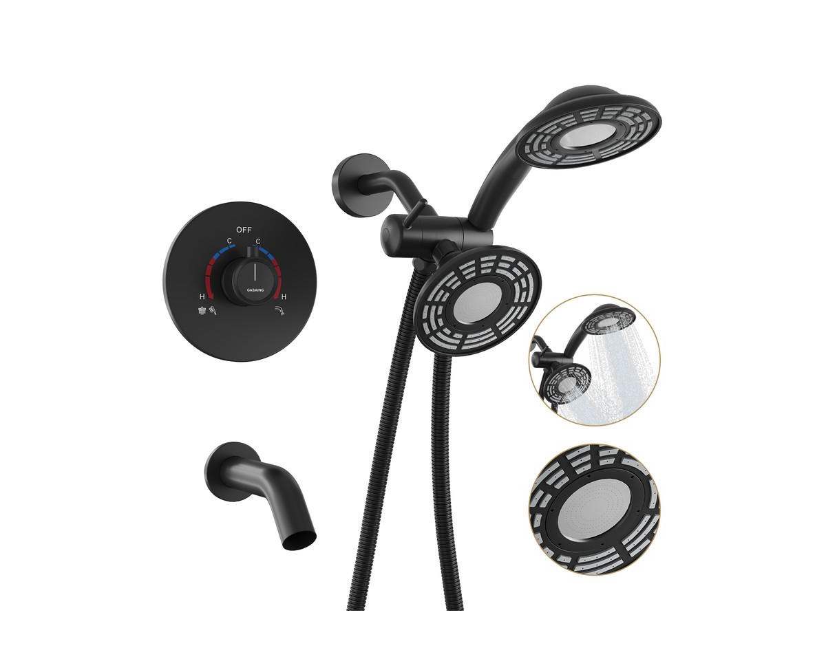 Click here for 3-Function Dual Shower Head and Handheld Shower wi... prices