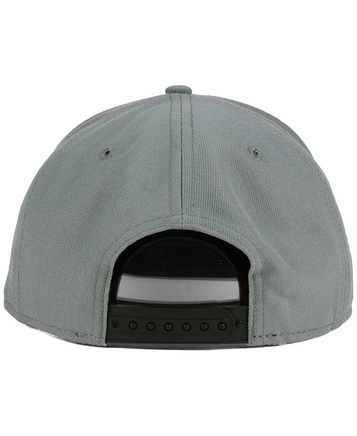 New Era New York Mets Gray Black White 9FIFTY Snapback Cap - Macy's