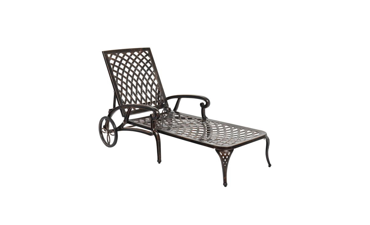 Click here for Slickblue Adjustable Cast Aluminum Lying Bed for C... prices