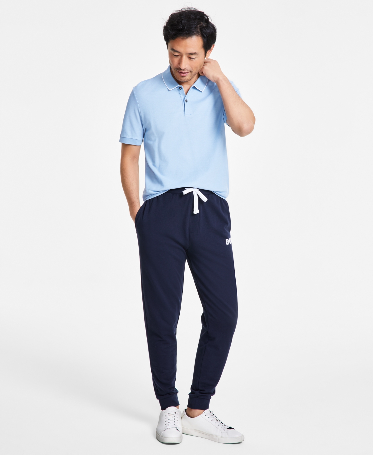 Click here for Hugo Mens Ease Drawstring French Terry Lounge Pant... prices