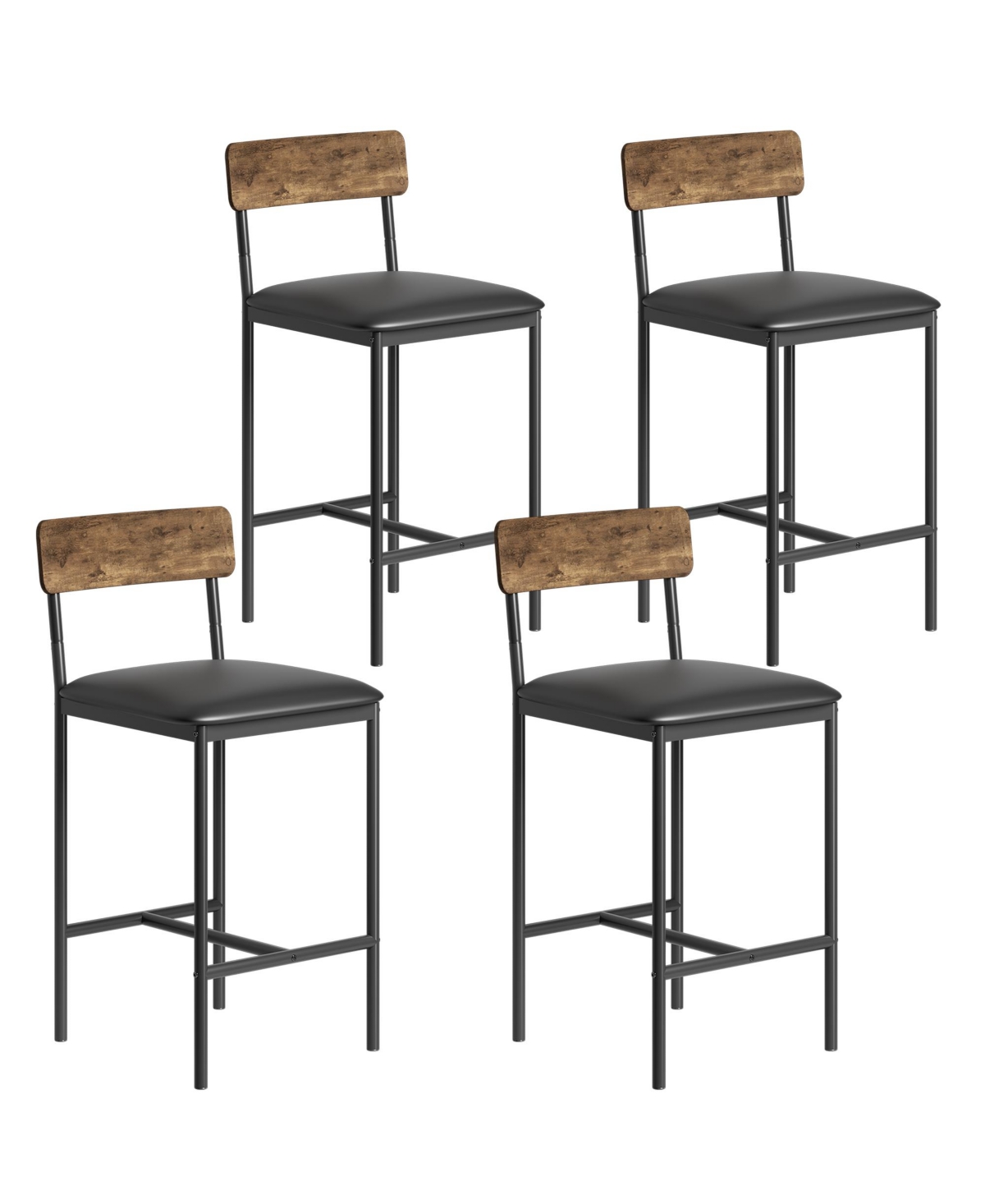Click here for gaomon Bar stools Set of 4  37.4 Counter Height Mo... prices