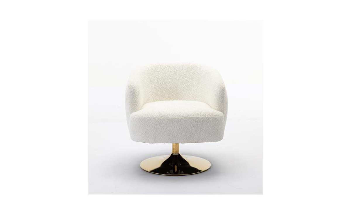 Click here for Slickblue Swivel Chair with Gold Metal Round Base... prices