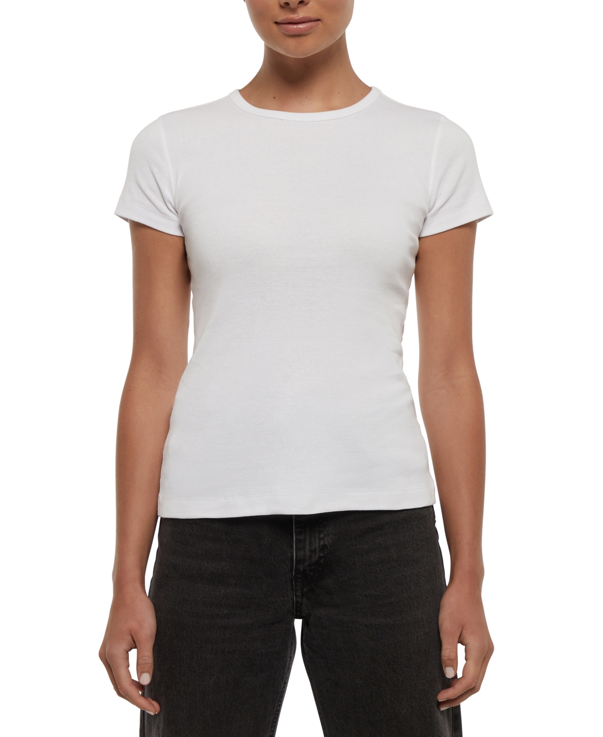 Click here for Three Dots Womens Short Sleeve Crewneck T-Shirt -... prices