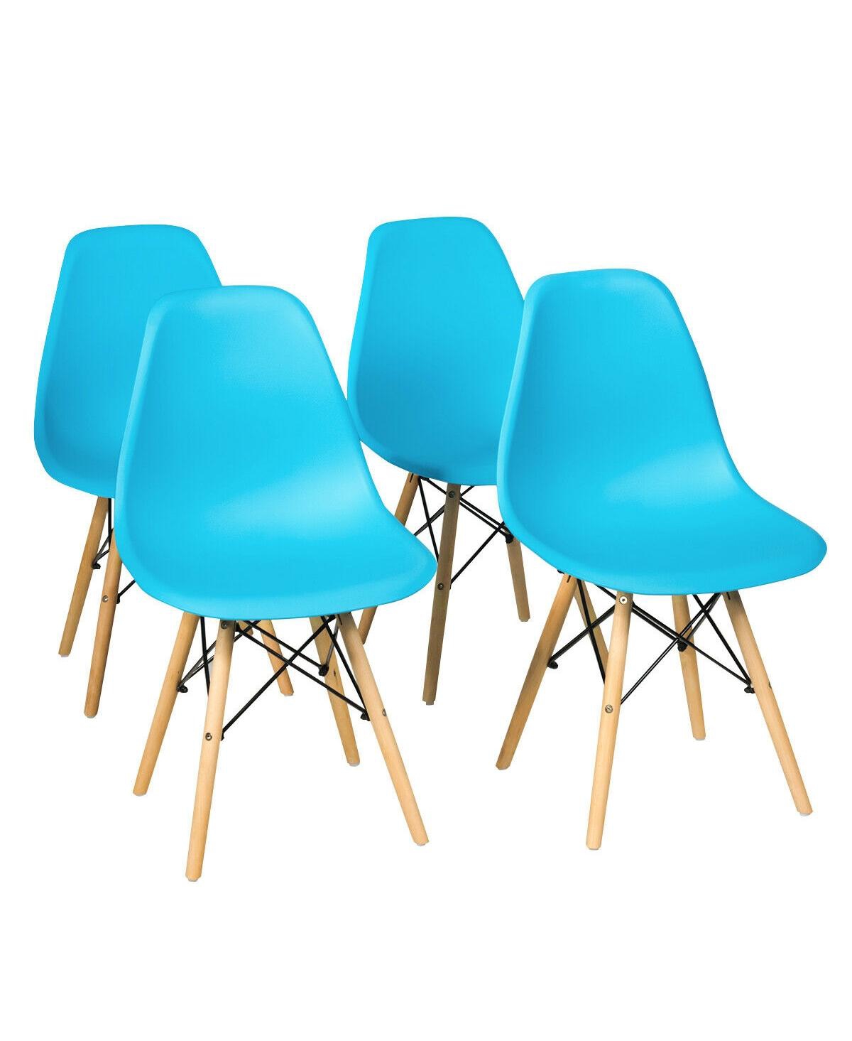 Click here for Sugift 4 Pieces Modern Armless Dining Chair Set wi... prices