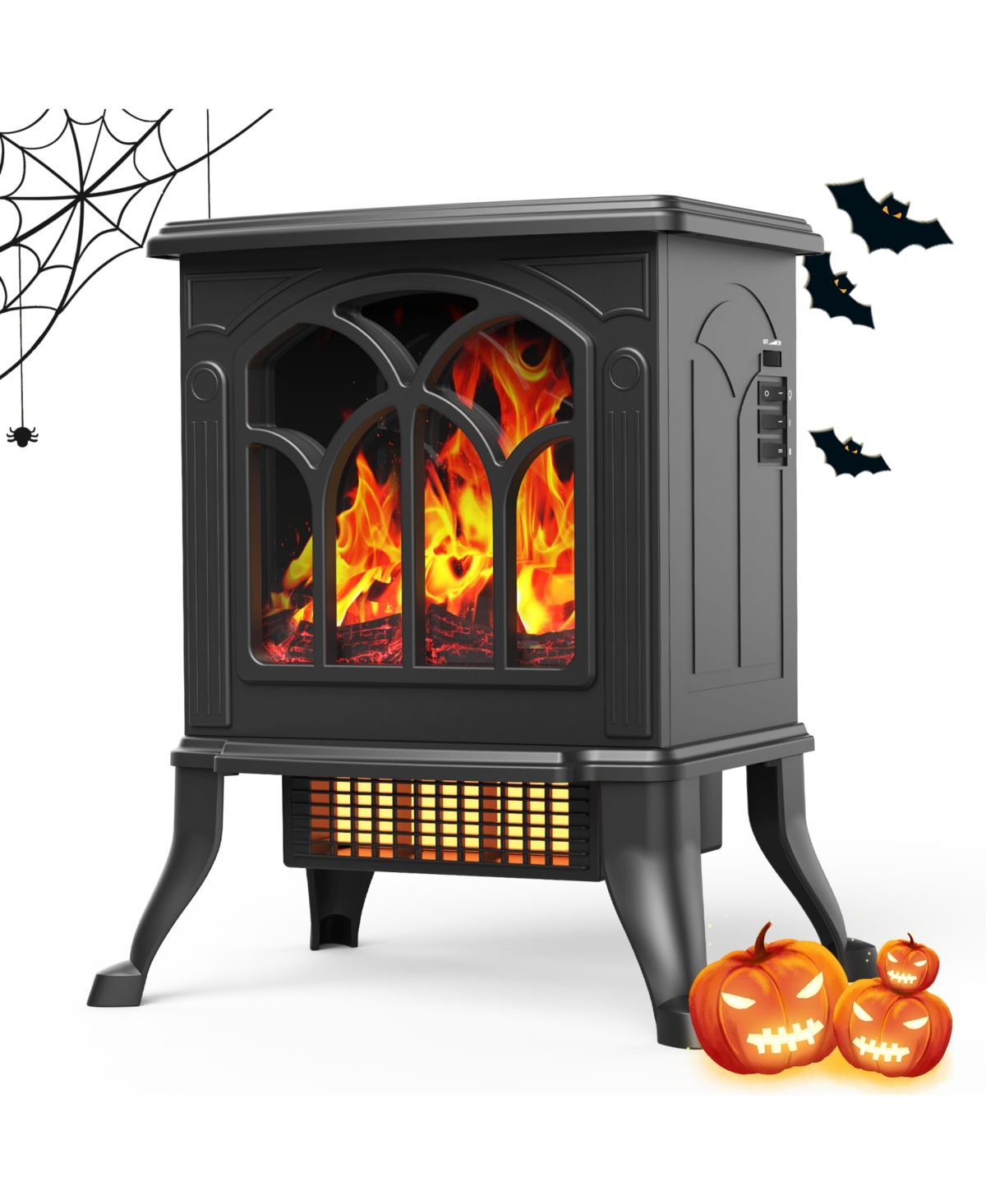 Click here for Sugift 16in 1500W Electric Fireplace 3D Flame Spac... prices