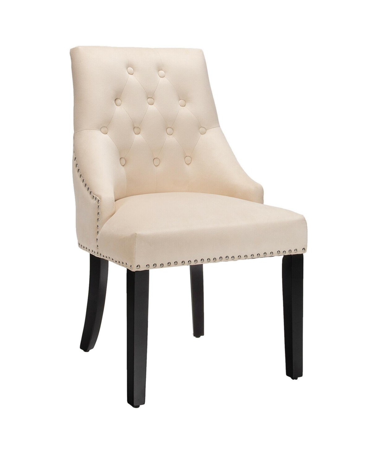 Click here for Sugift Modern Upholstered Button-Tufted Dining Cha... prices