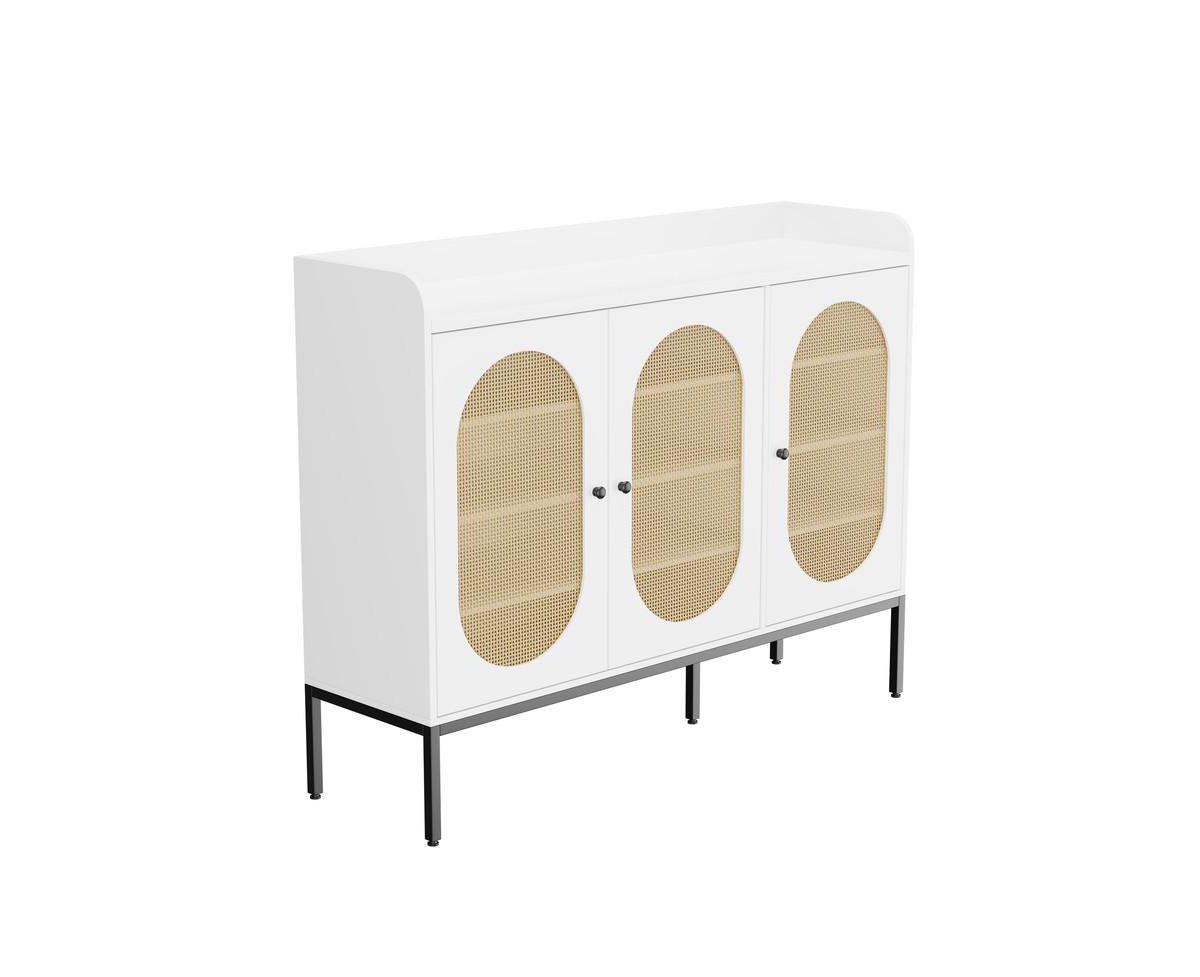 Click here for gaomon Shoe Cabinet with 3 Rattan Doors  Freestand... prices