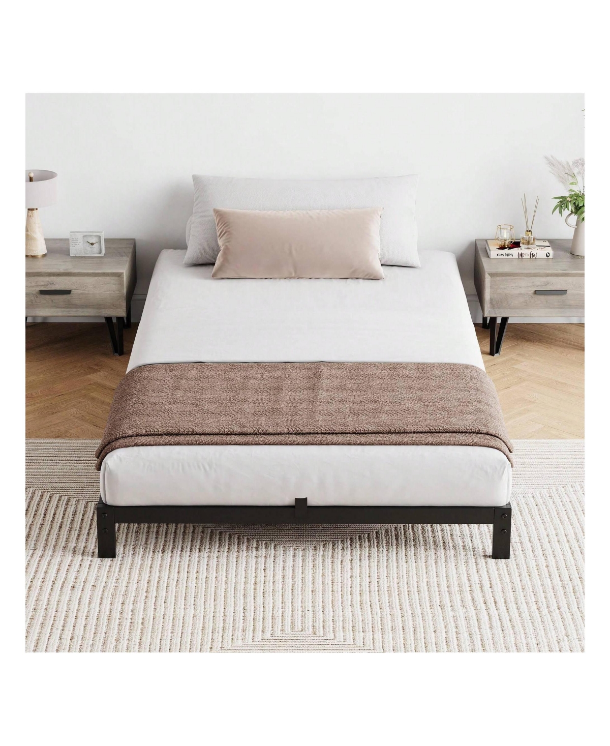 Click here for gaomon Bed Frame  6-Inch Metal Low Platform Bed Fr... prices