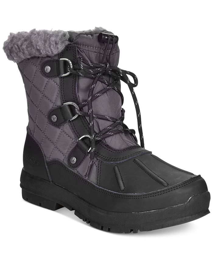 BEARPAW Women's Bethany Lace-Up Waterproof Cold Weather Booties - Macy's
