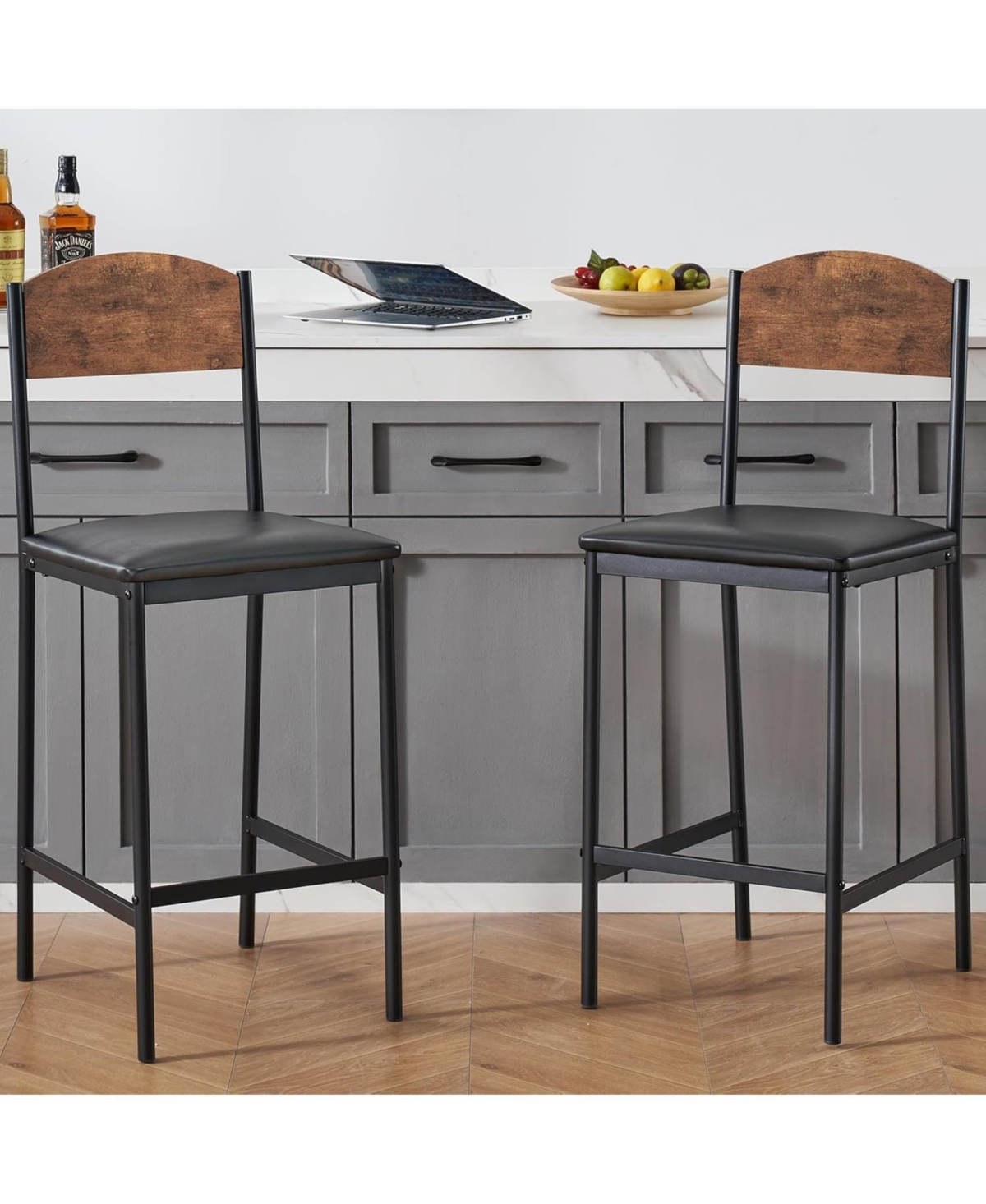 Click here for gaomon Bar Stools Set of 2  Kitchen Barstools with... prices