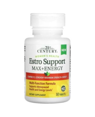 21st Century Women's Health Estro Support Max + Energy - 30 Tablets ...