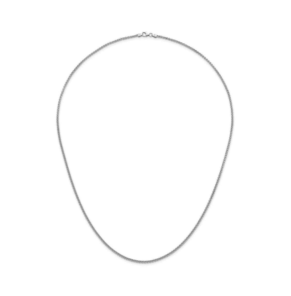 Click here for Diamond2Deal 18k White Gold Polished 2.1mm Solid W... prices