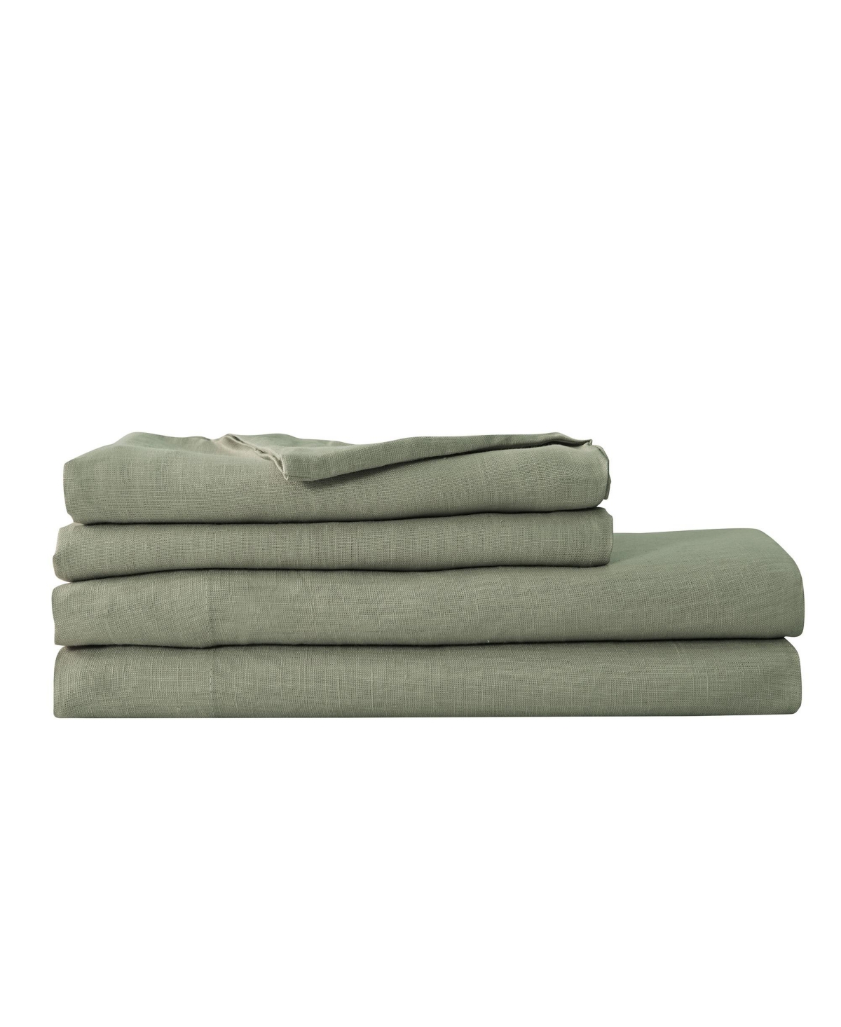 Click here for 100 European Flax Linen Sheet Set - Moss prices
