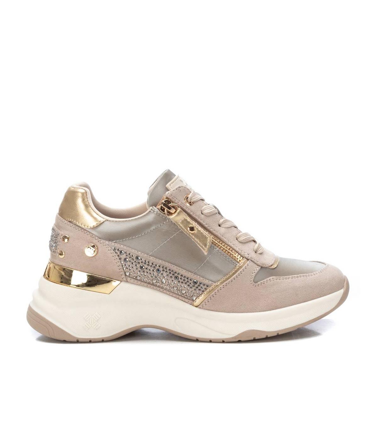 Click here for Womens Casual Sneakers By Xti - Beige prices