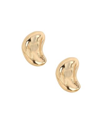 SOHI Women's The Dented Bean Stud Earrings - Macy's