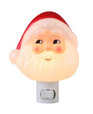 Mr. Christmas 5" Shatterproof Santa Night Light - Macy's